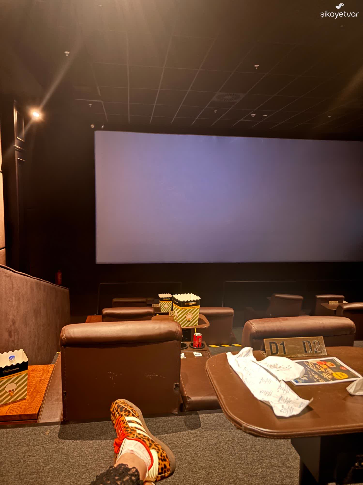 Paribu Cineverse Gold Class Salonunda Temizlik Hayal Kırıklığı - Şikayetvar