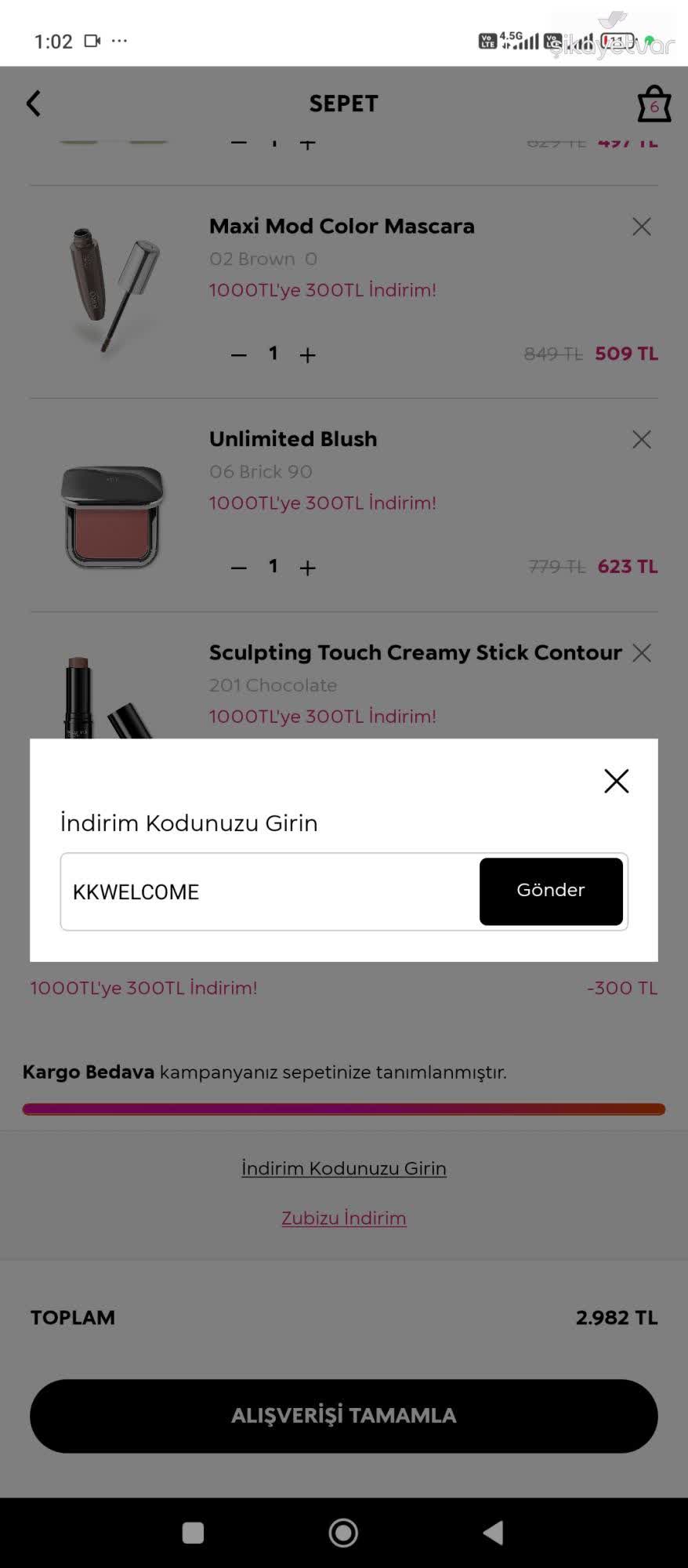 I Face First Order 10% Discount Issue on Kiko Milano App and Can’t Use ...