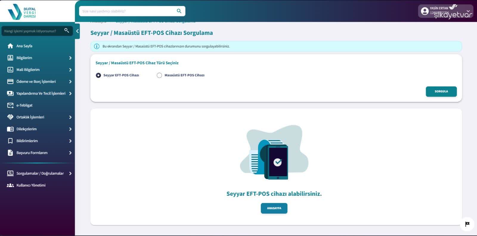 Murbay Resmi Evraka Rağmen Satın Aldığım Pos Cihazı Aktif Edilmiyor ...