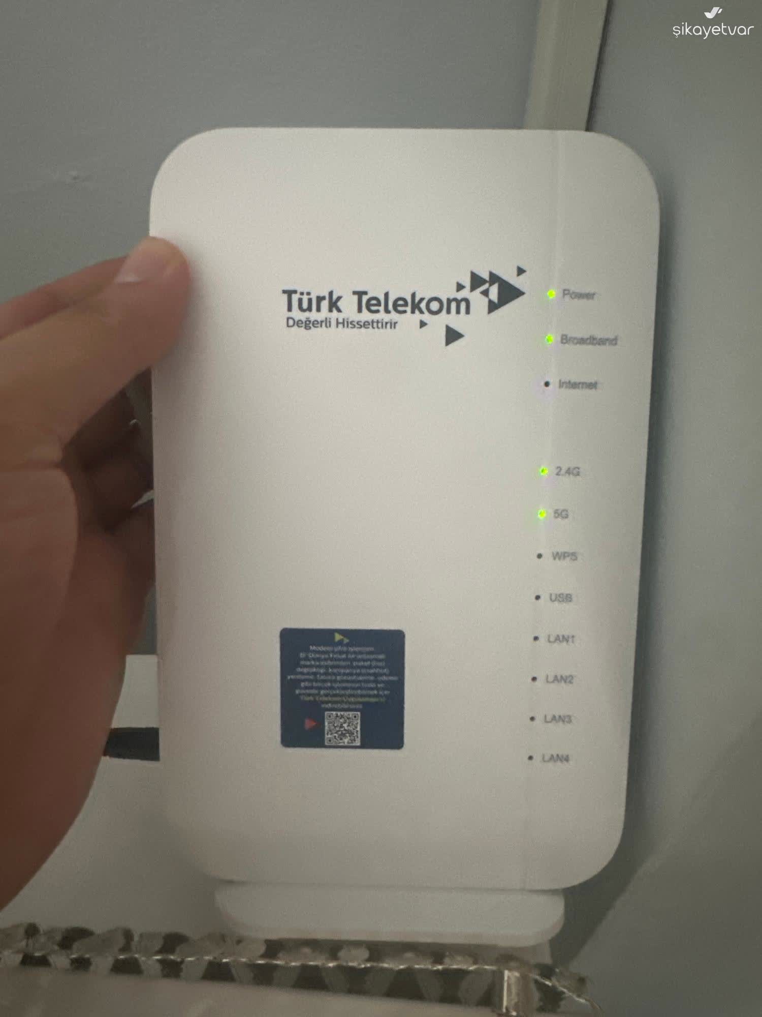 Türk Telekom Yeni Modem Eskiyi Arattı, Kapsama Alanı Kötüleşti - Şikayetvar