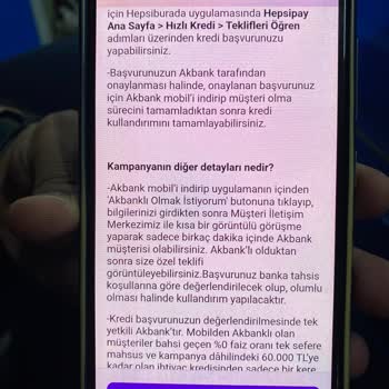 Akbank Kampanyaya Uygun Yeni Müşteri Kredisinin Nedensiz Reddi Ve ...