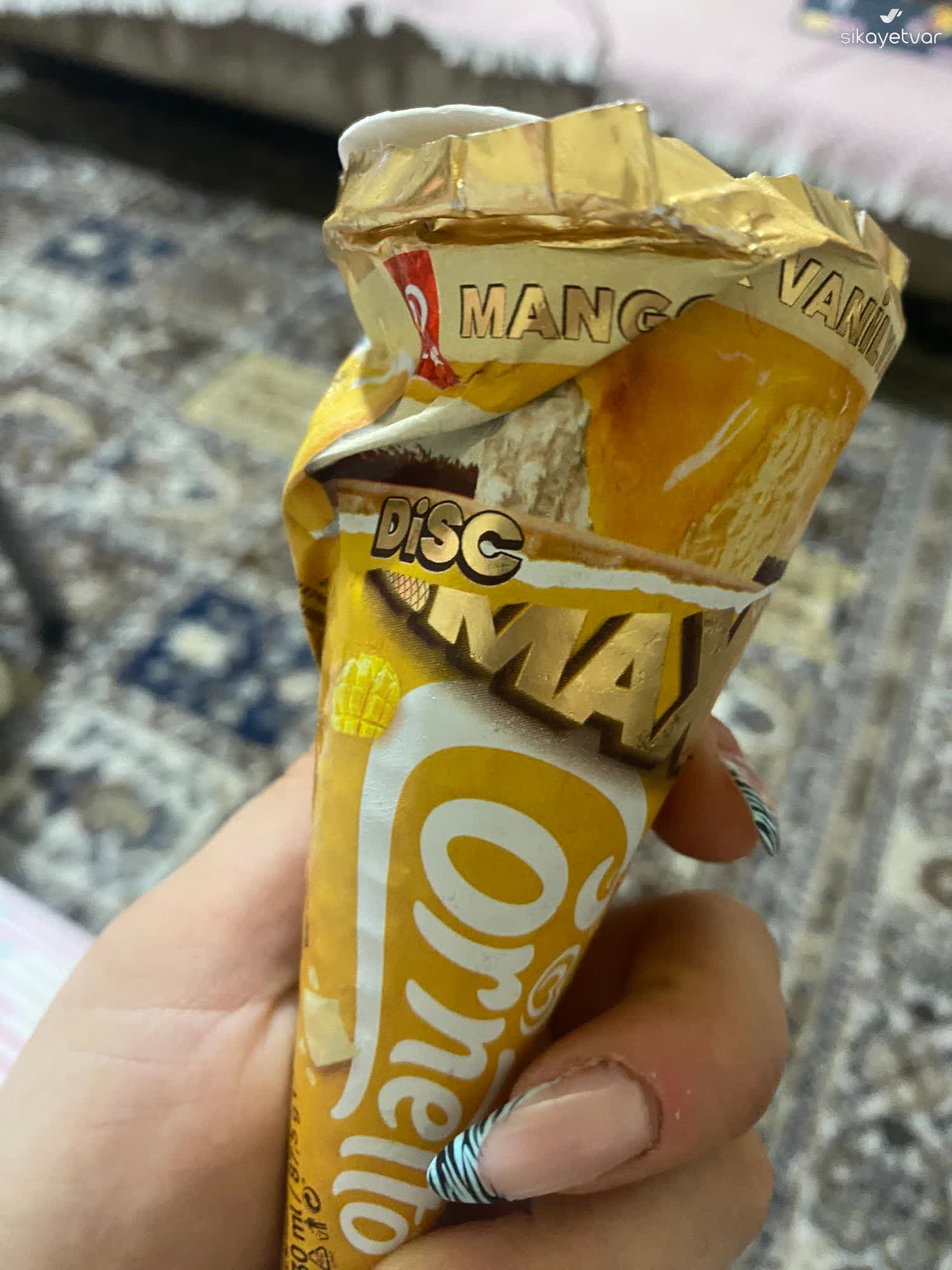 Cornetto Disc Max Mango Ve Vanilya'da Büyük Hayal Kırıklığı - Şikayetvar