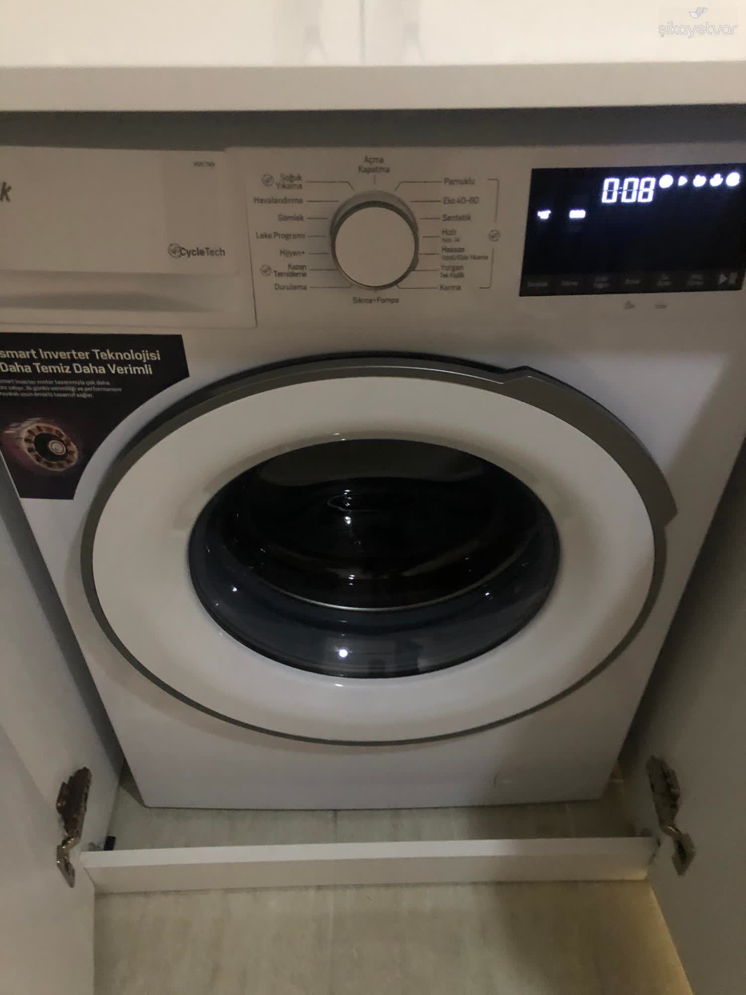 Arçelik 9120 Tmx Çamaşır Makinesinde Kapasite Ve Kullanım Sorunları ...