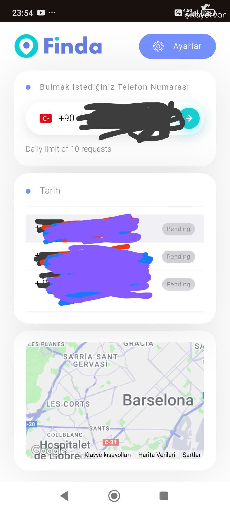 Finda.net Yanlış Harita Yönlendirmesi Ve Onay Sorunu - Şikayetvar
