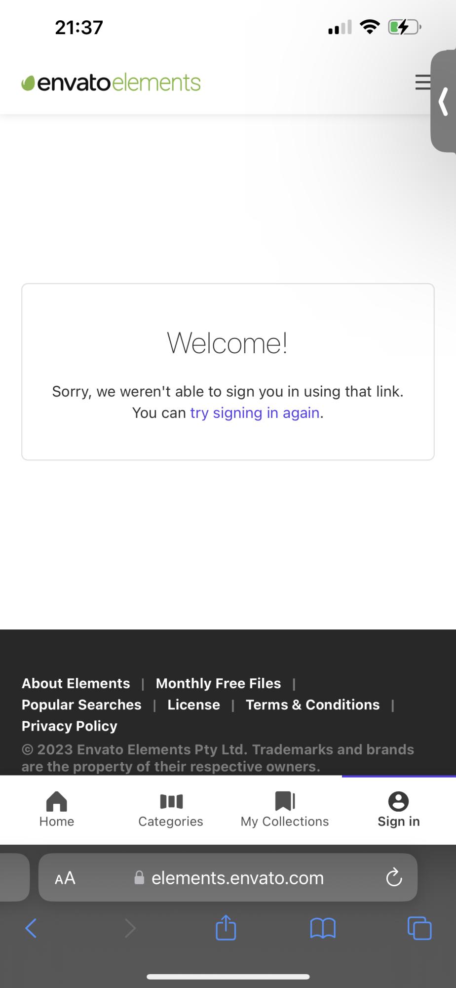 Envato I Can’t Log Into My Envato Elements Account or Start a Paid ...