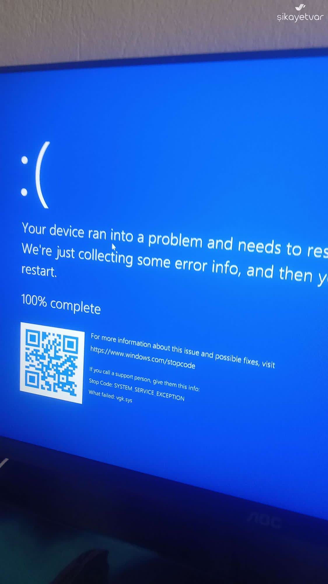 I Keep Getting Blue Screen With KMODE_EXCEPTION_NOT_HANDLED vgk.sys ...