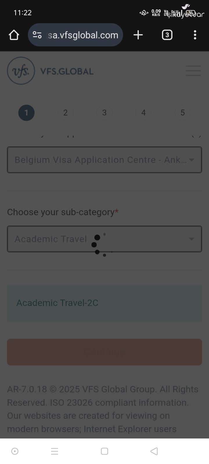 VFS Global Randevu Sistemi Sürekli Hata Veriyor, Randevu Alamıyorum - Şikayetvar