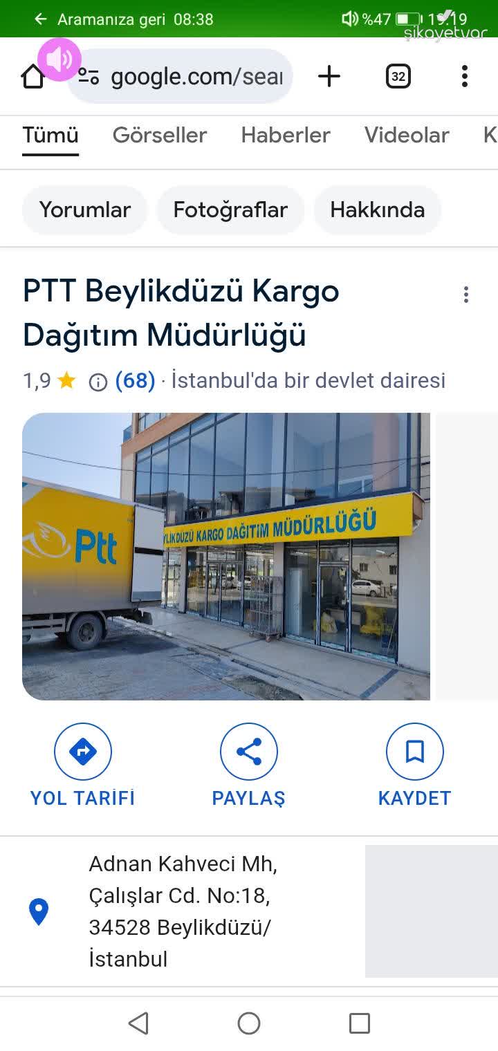 PTT Kargo PTT Müşteri Hizmetlerine Ulaşamıyor, Kargo Teslimatıyla ...