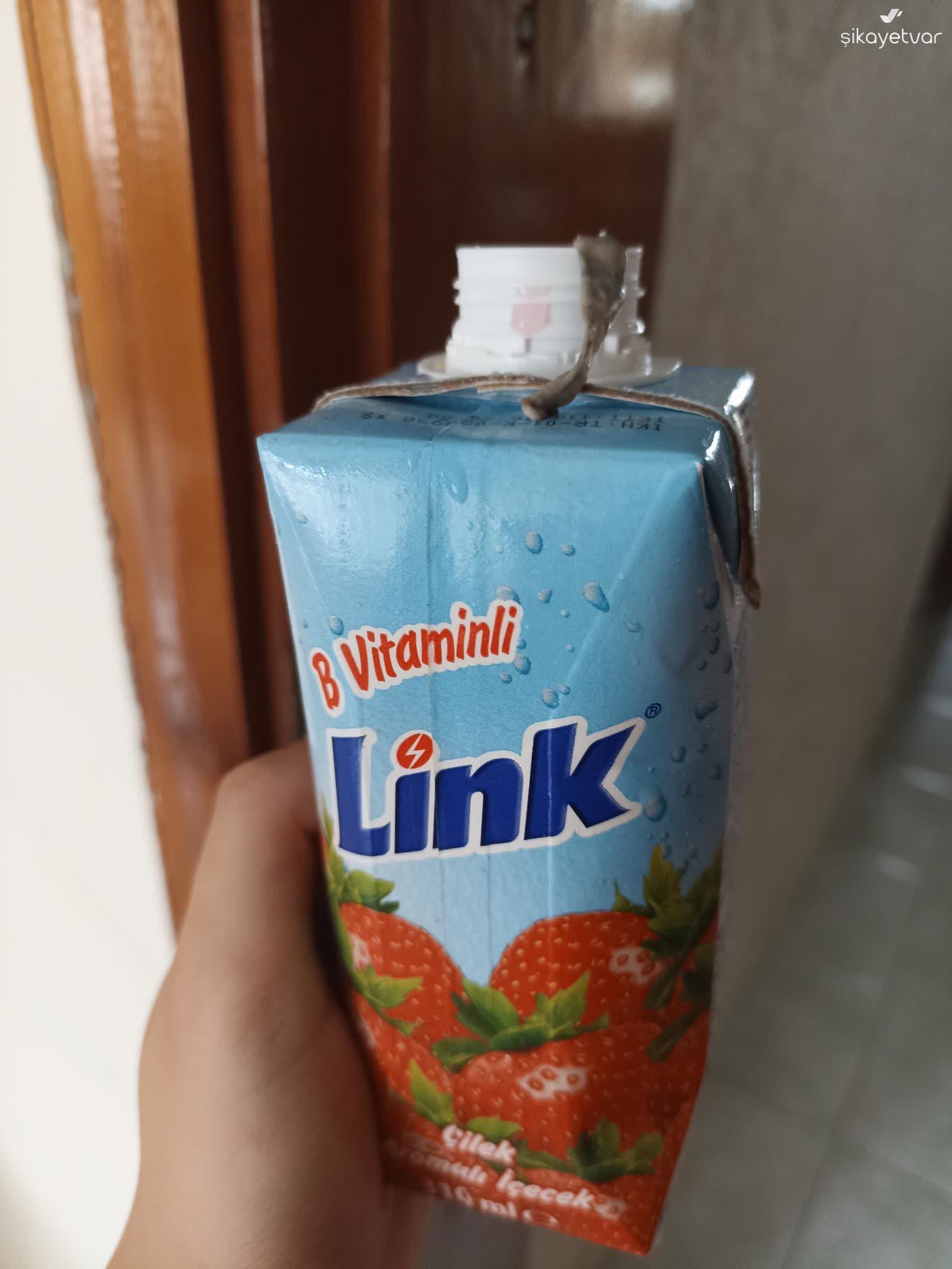 Link İçecek Çocuk İçin Tehlikeli Yabancı Madde: Link Çilekli Meyve ...