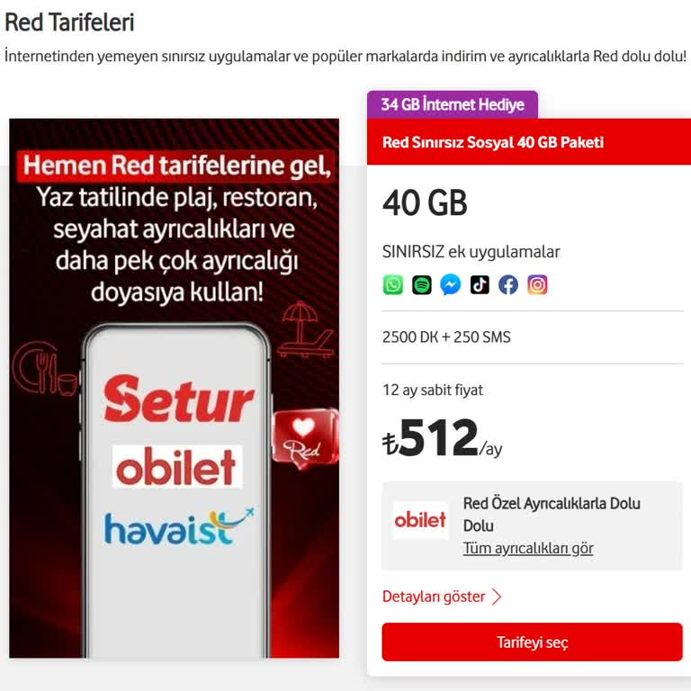 Vodafone Promosyon İnternet Bitmeden Ana Paketimden Kullanım Başladı ...