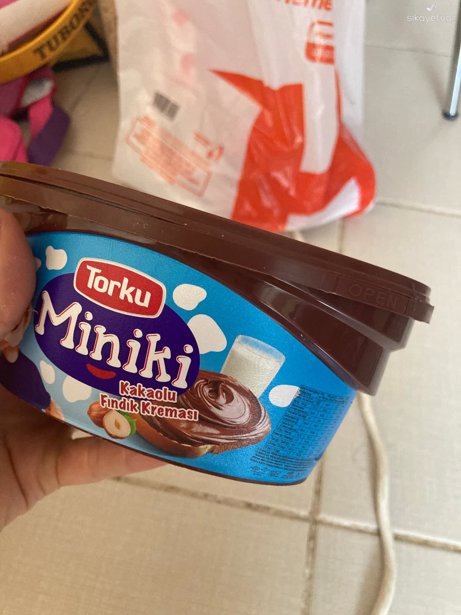 Torku Miniki Fındık Kreması Koruma Bandı Eksik Ve Sızdırıyor - Şikayetvar