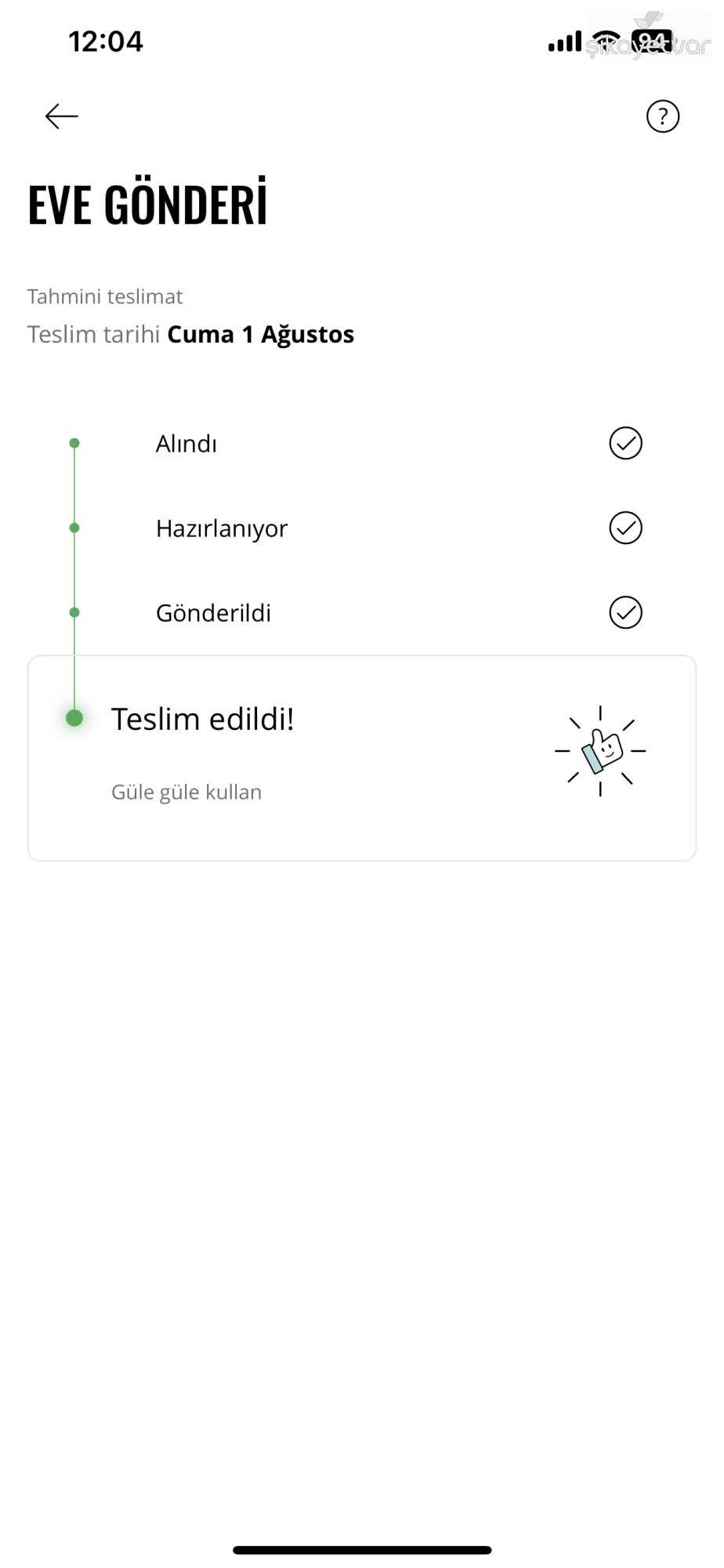 Kargoist Teslim Edilmediği Halde Teslim Edildi Gösterilen Siparişim ...