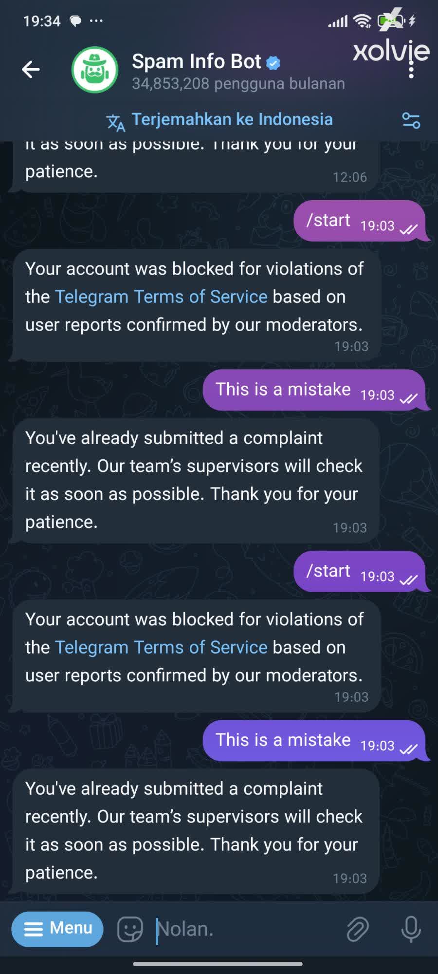 My Telegram Account Was Frozen - Please Help Me Recover It! - Xolvie