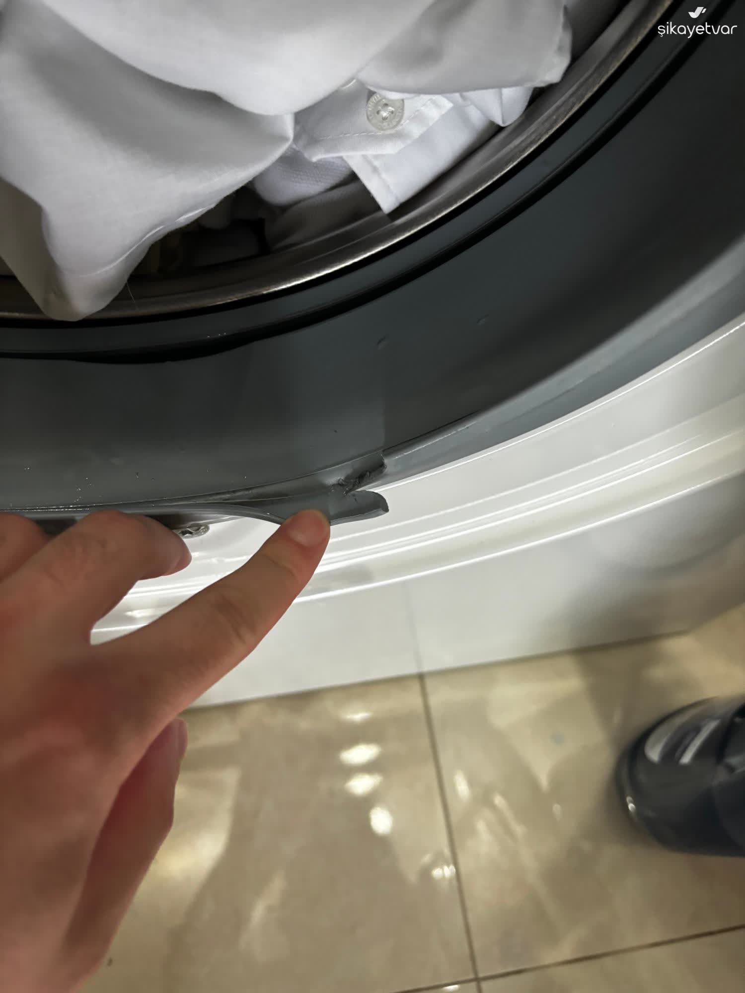 Miele 8 Aylık Çamaşır Makinesi Tambur Lastiği Yırtıldı Müşteri ...