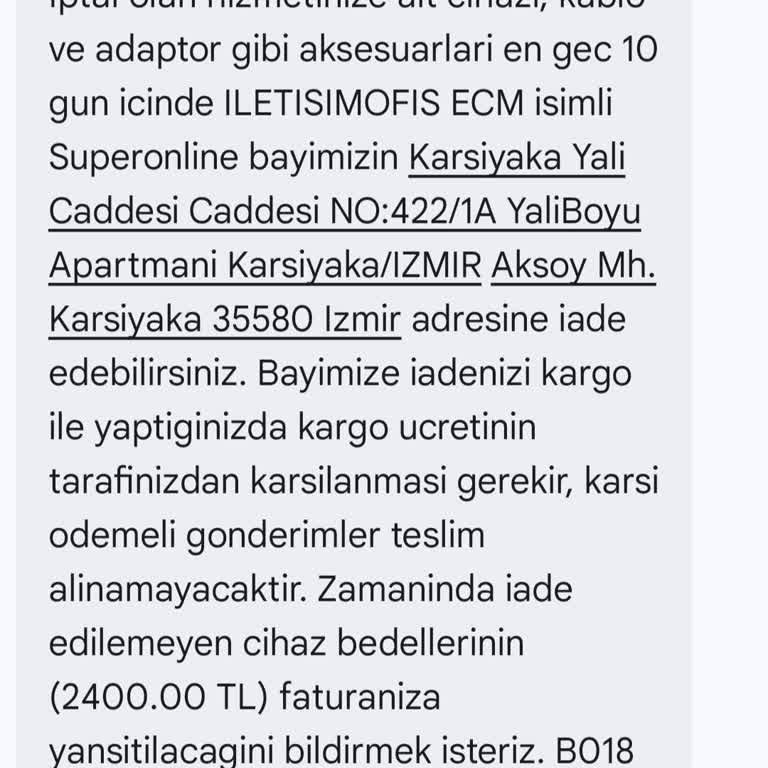 Superonline Teslim Edilen Modeme Rağmen Haksız Ücret Yansıtıldı ...