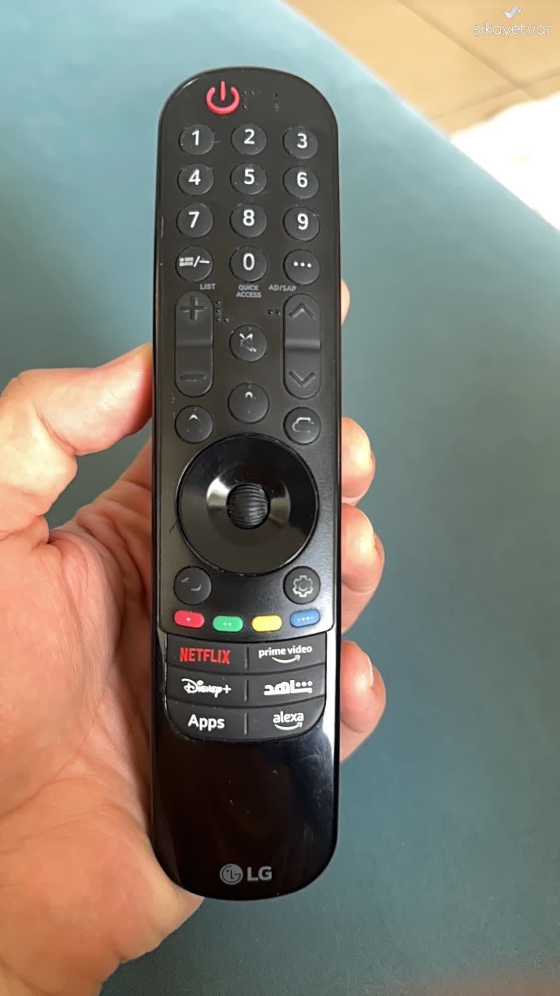 LG OLED TV Kumanda Tuşları Kısa Sürede Silindi, Değişim Talep Ediyorum ...
