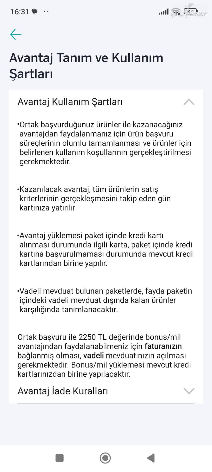 Garanti BBVA Garanti Bankası Kampanya Şartlarıyla Müşteri Mağduriyeti ...