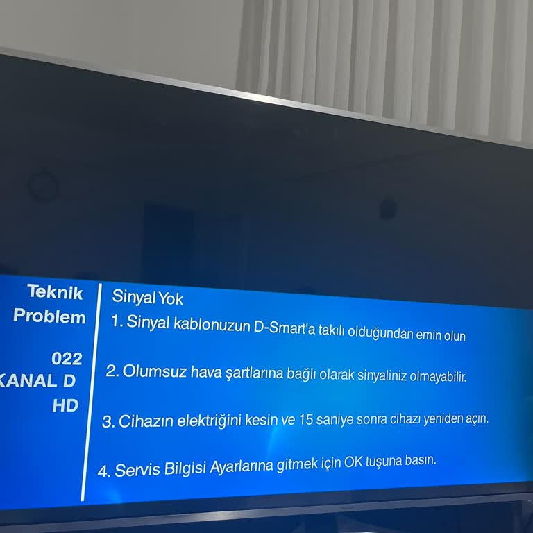 D-Smart HD Kutu Sinyal Sorunu Ve Ücretli Servis Talebi - Şikayetvar