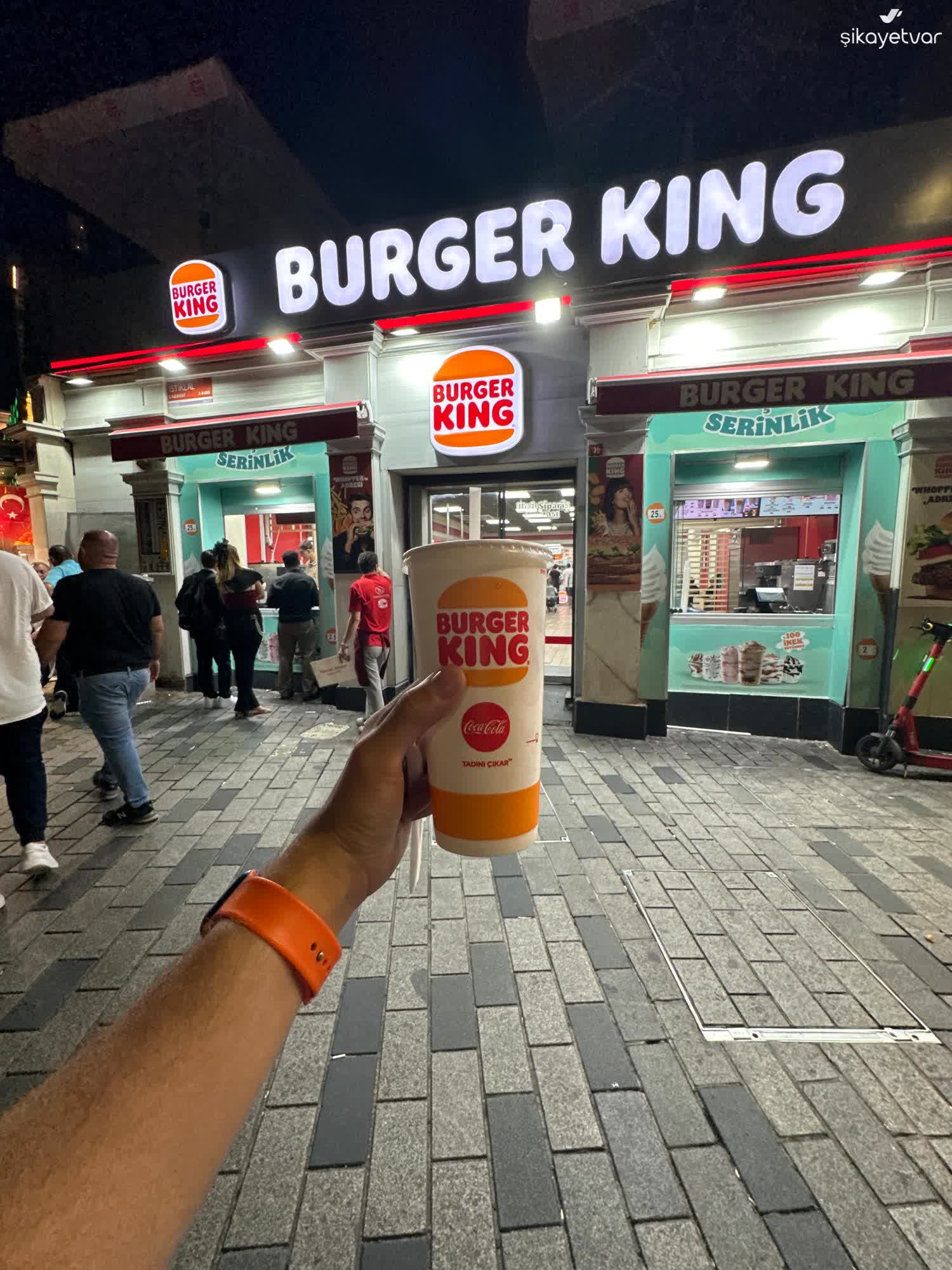 Burger King Mega Boy Kola Yerine Sürekli Büyük Boy Veriliyor, Çözüm ...