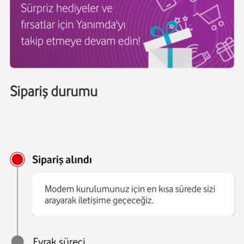 Vodafone Net Başvurum Yapıldı, Ne Ekip Var Ne Bilgilendirme! - Şikayetvar