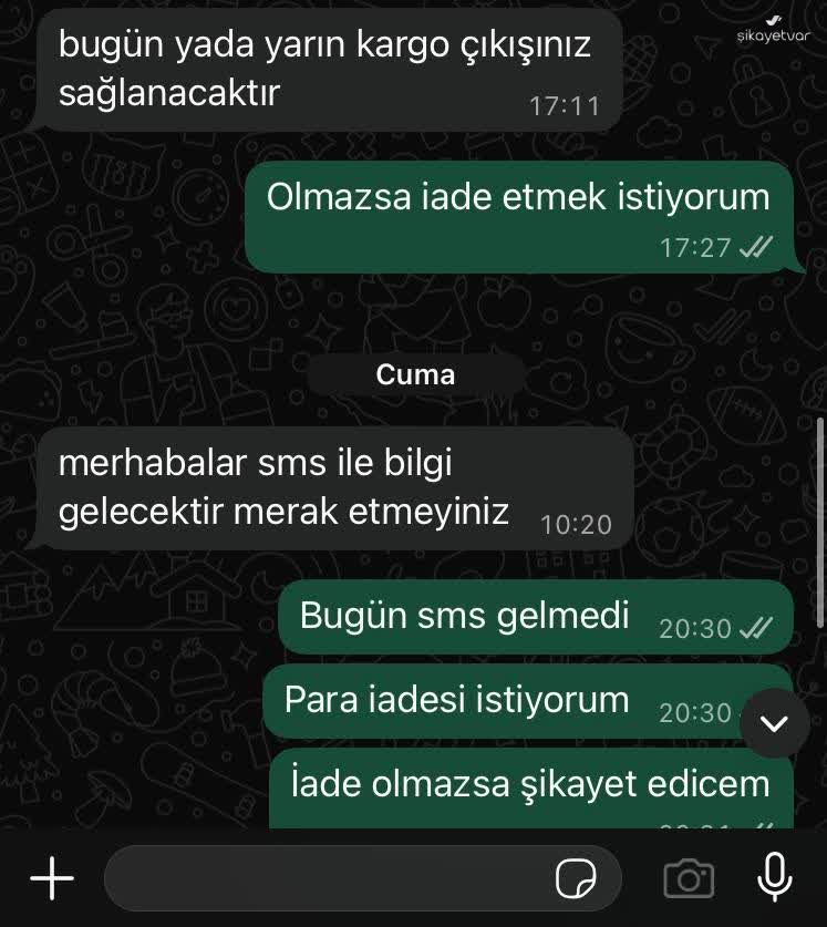 Oxygen Scarfs Siparişim 10 Gündür Gelmedi, Ücretim İade Edilmiyor ...
