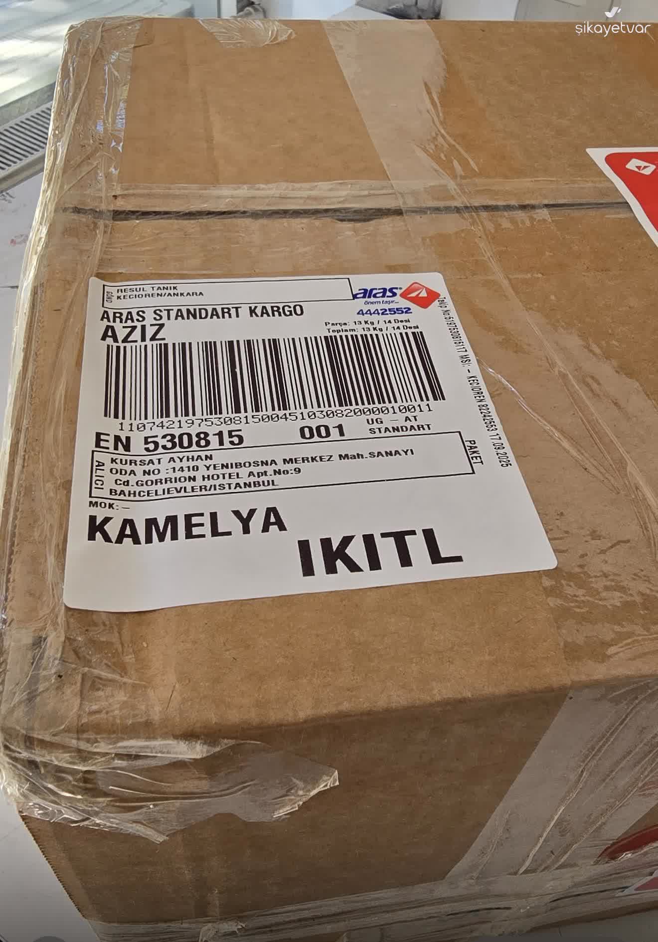 Aras Kargo Teslim Edilmediği Halde Teslim Edilmiş Gösterilen Yüksek ...