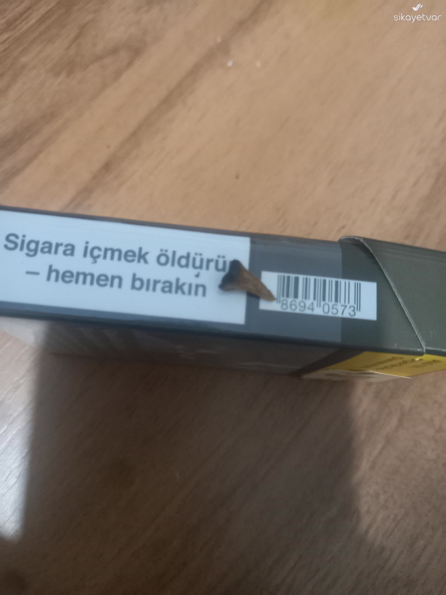 JTI Winston Slender Blue Sigara Paketlerinden Yabancı Madde Çıkıyor ...