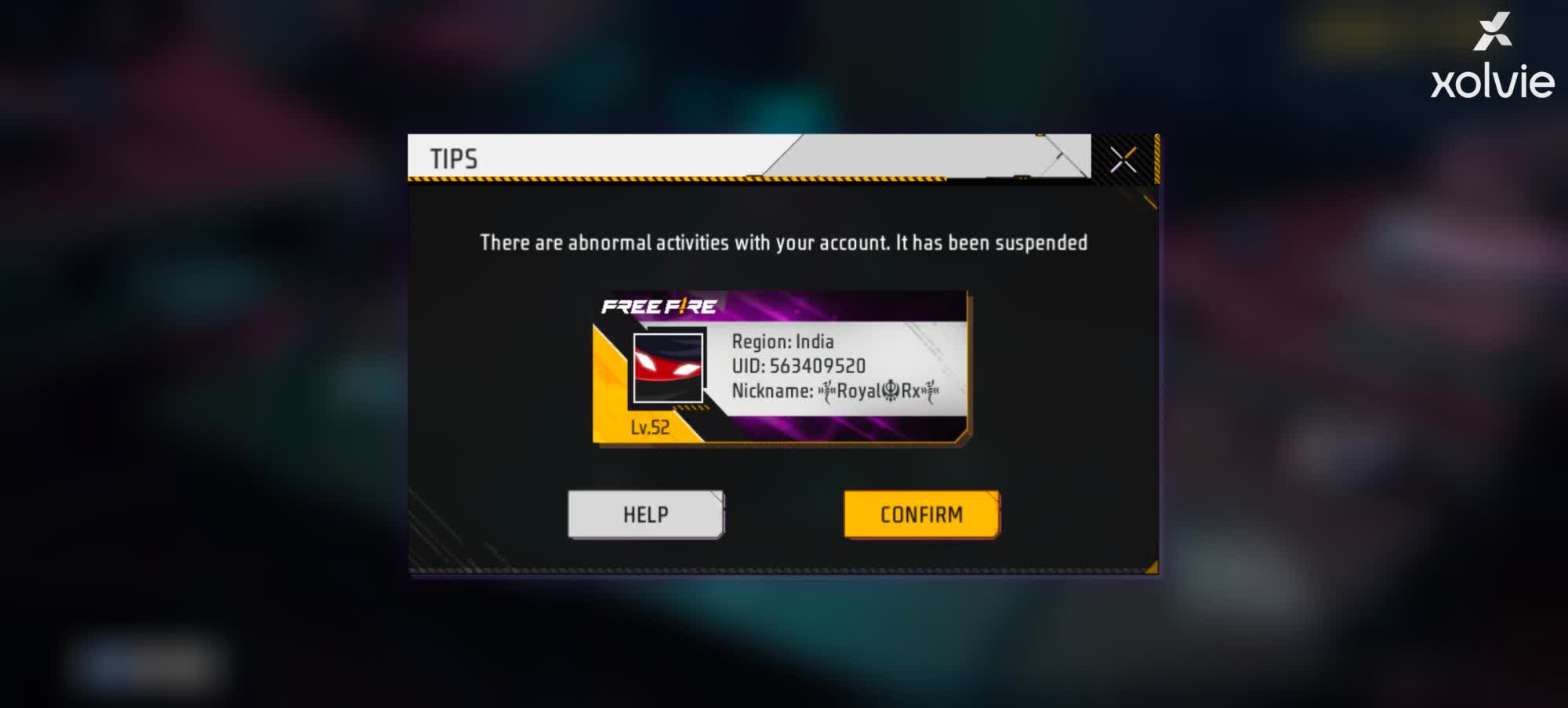 Garena Free Fire Free Fire ID and Password Stolen - Xolvie