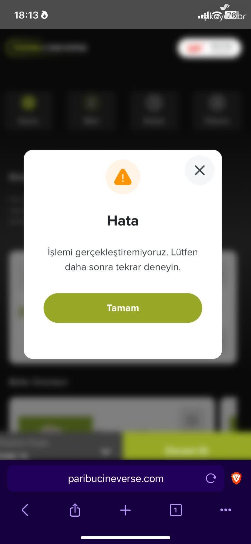 Paribu Cineverse Gold Class Bilet Alımında Yaşanan Sorun Ve Mağduriyet ...