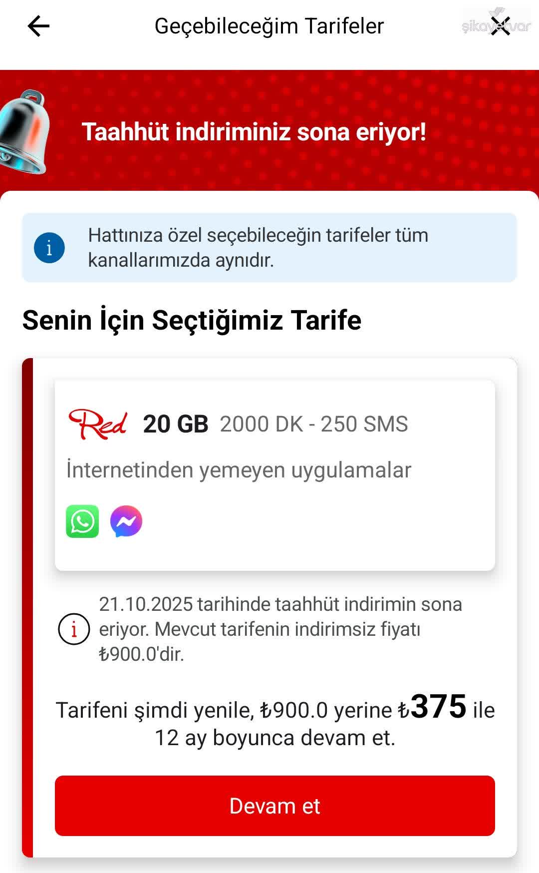 Vodafone Taahhüt Yenileme Döneminde Fahiş Zamlar Ve Adaletsiz ...