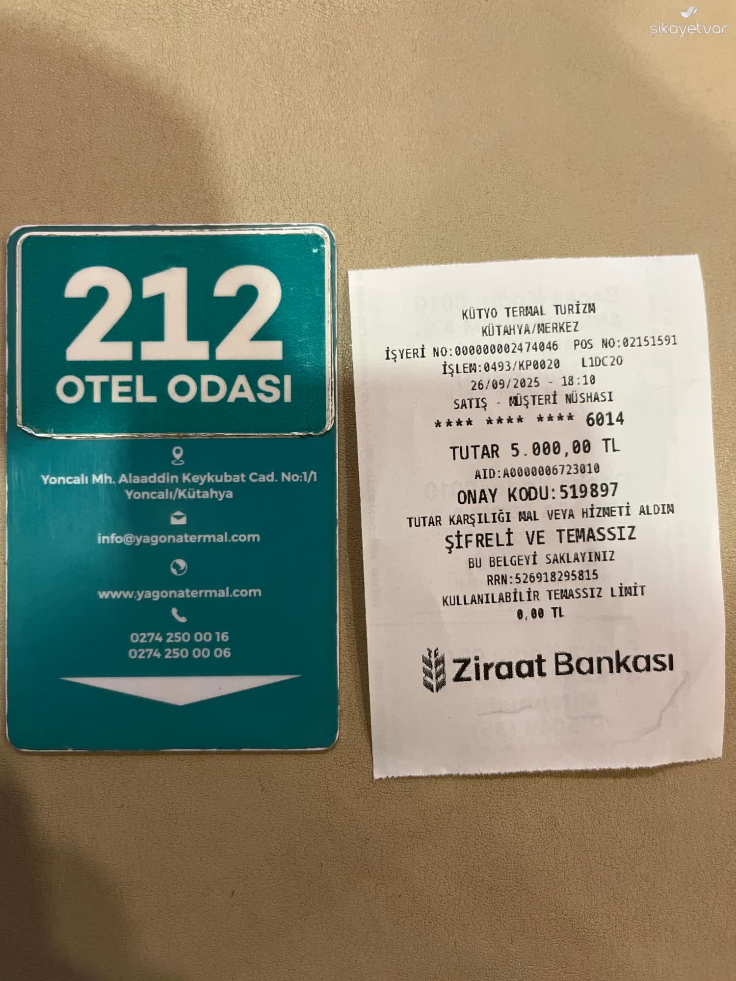 Yagona Termal Otel Otel Ve ETS Arasında Fiyat Farkı Ve Rezervasyon ...
