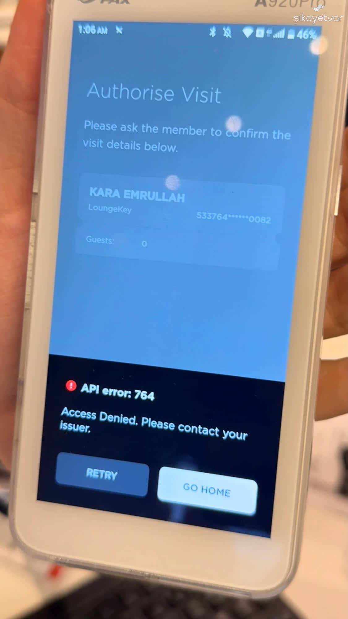 Ziraat Bankası Prestij Plus Kartımla İGA Lounge Girişinde Sürekli Apı ...
