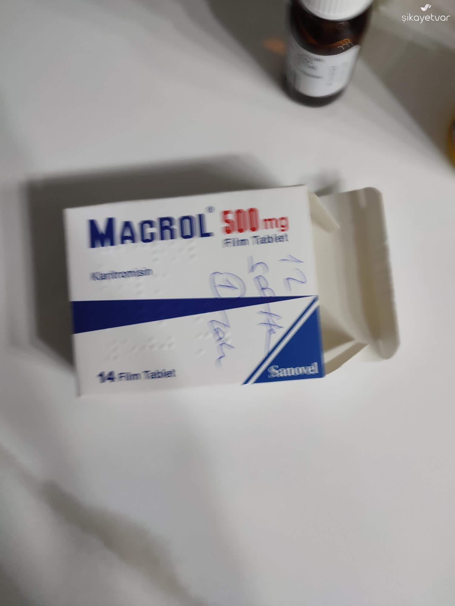 Sanovel İlaç Macrol Antibiyotik Şiddetli Yan Etkilerle Sağlığımı Bozdu ...