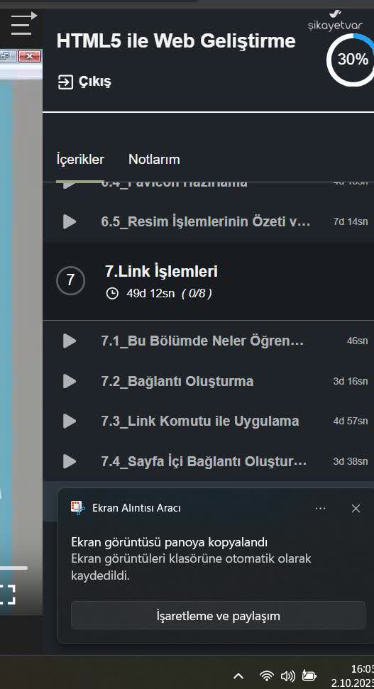 BTK Akademi Kurs Videoları İzleniyor Ama İlerleme Güncellenmiyor - Şikayetvar