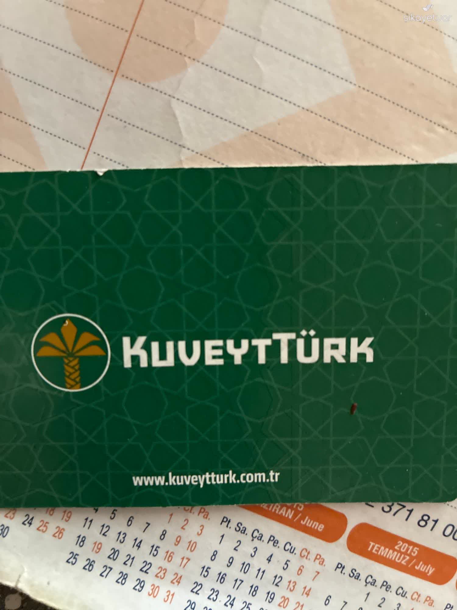 Kuveyt Türk Şubesinde Promosyon Ve Kart Sorunu Yaşadım - Şikayetvar