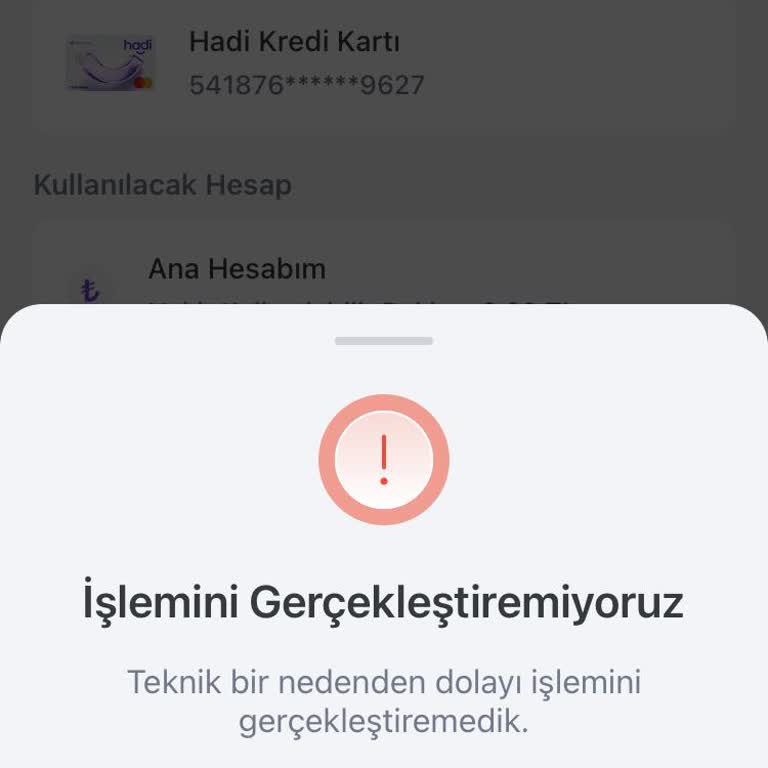 Hadi - Tombank Kartımdaki Bakiyeye Erişemiyorum ve Mağduriyetim ...