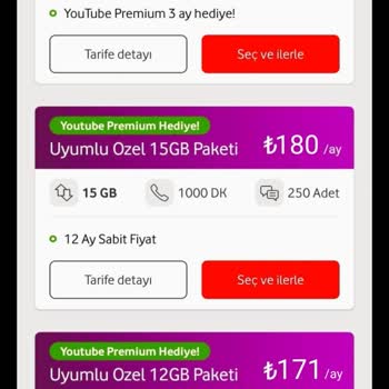 Vodafone Tarifelerinde Adil Olmayan Fiyat Farkı Mağduriyeti - Şikayetvar