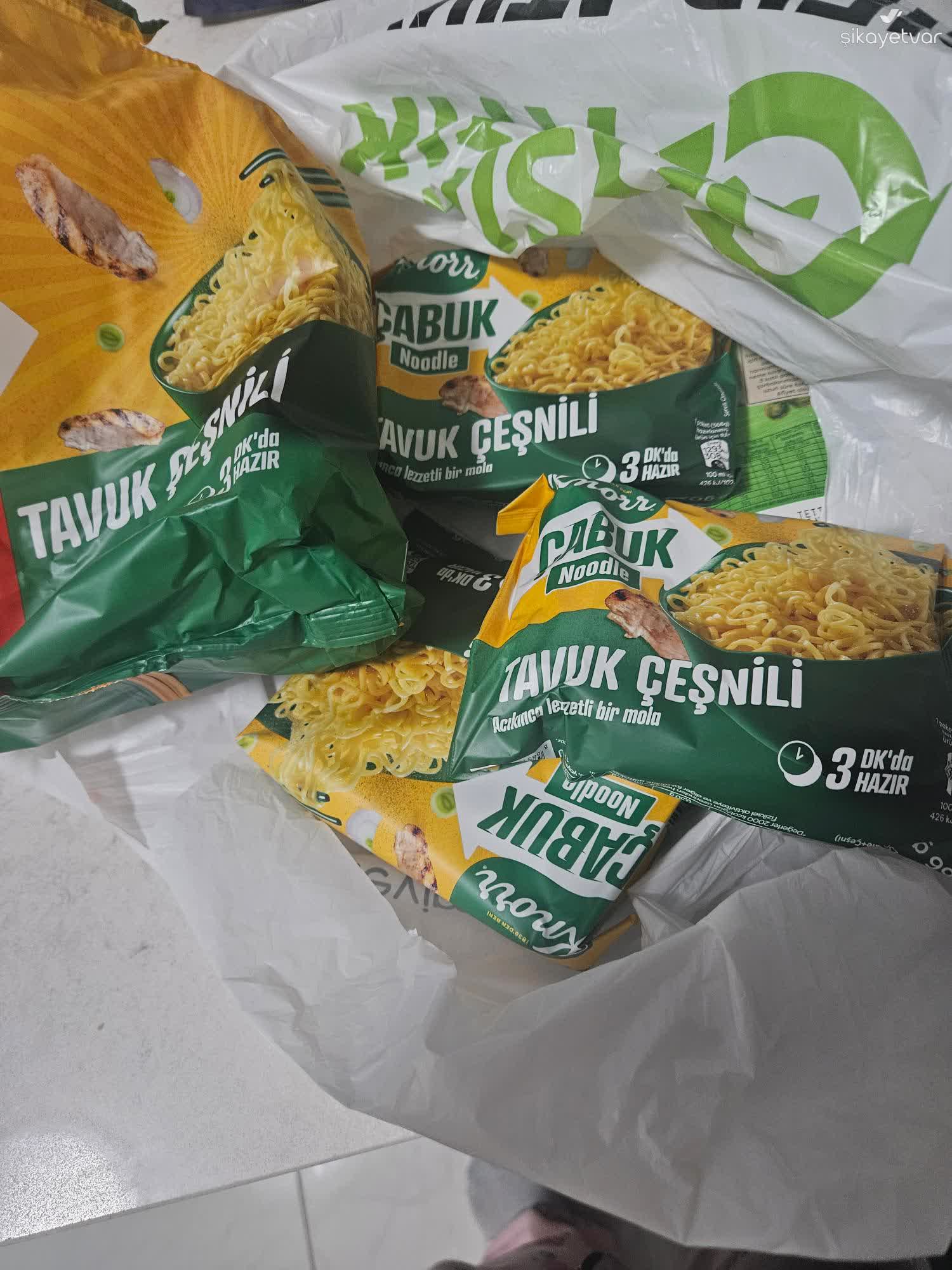 Knorr Tavuklu Noodle Ürününde Bozuk Tat Ve Plastik Kokusu - Şikayetvar