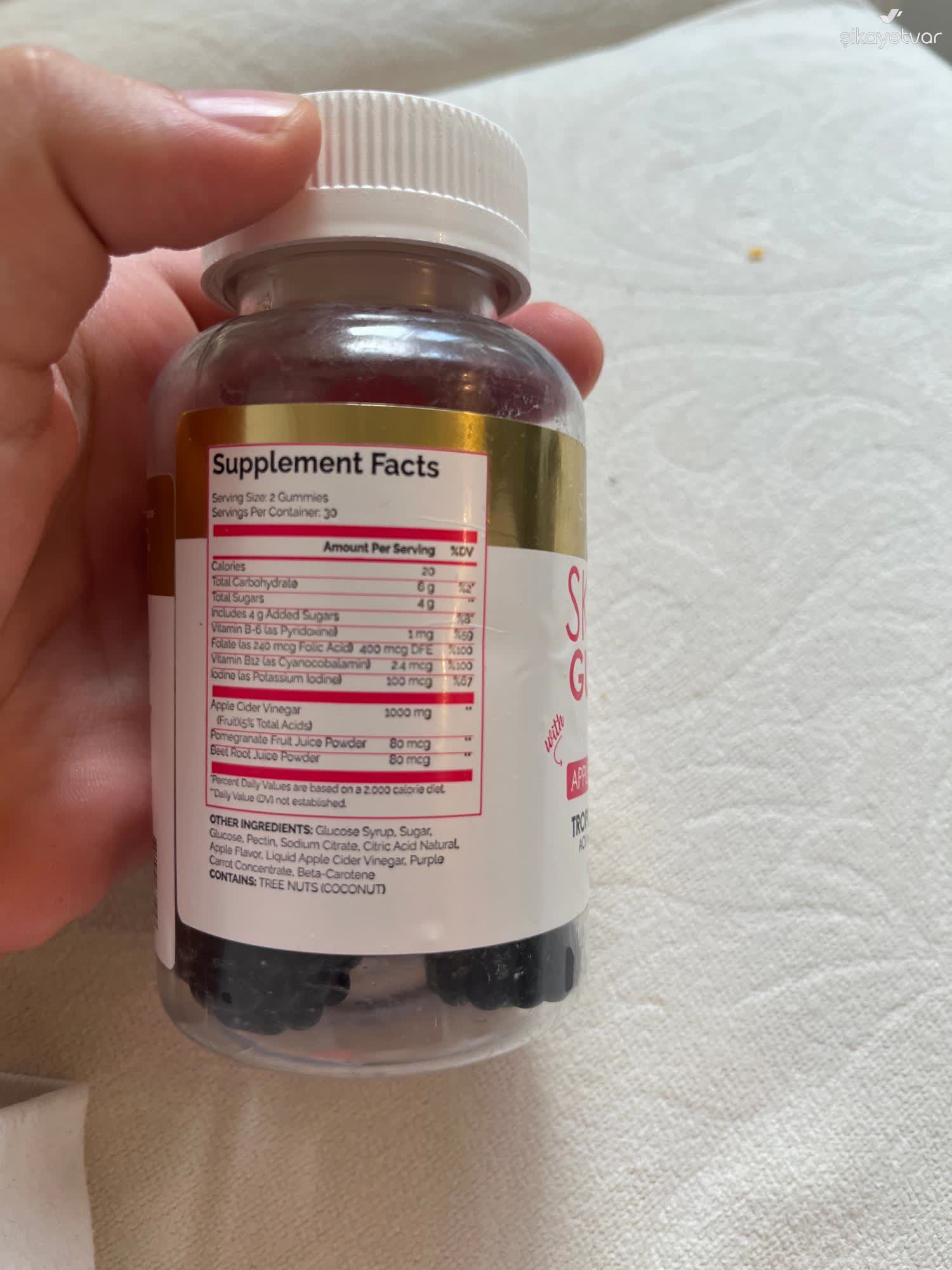 Skinny Gummies Reklamdan Sipariş Ettiğim Ürünün orijinalliği şüpheli ...