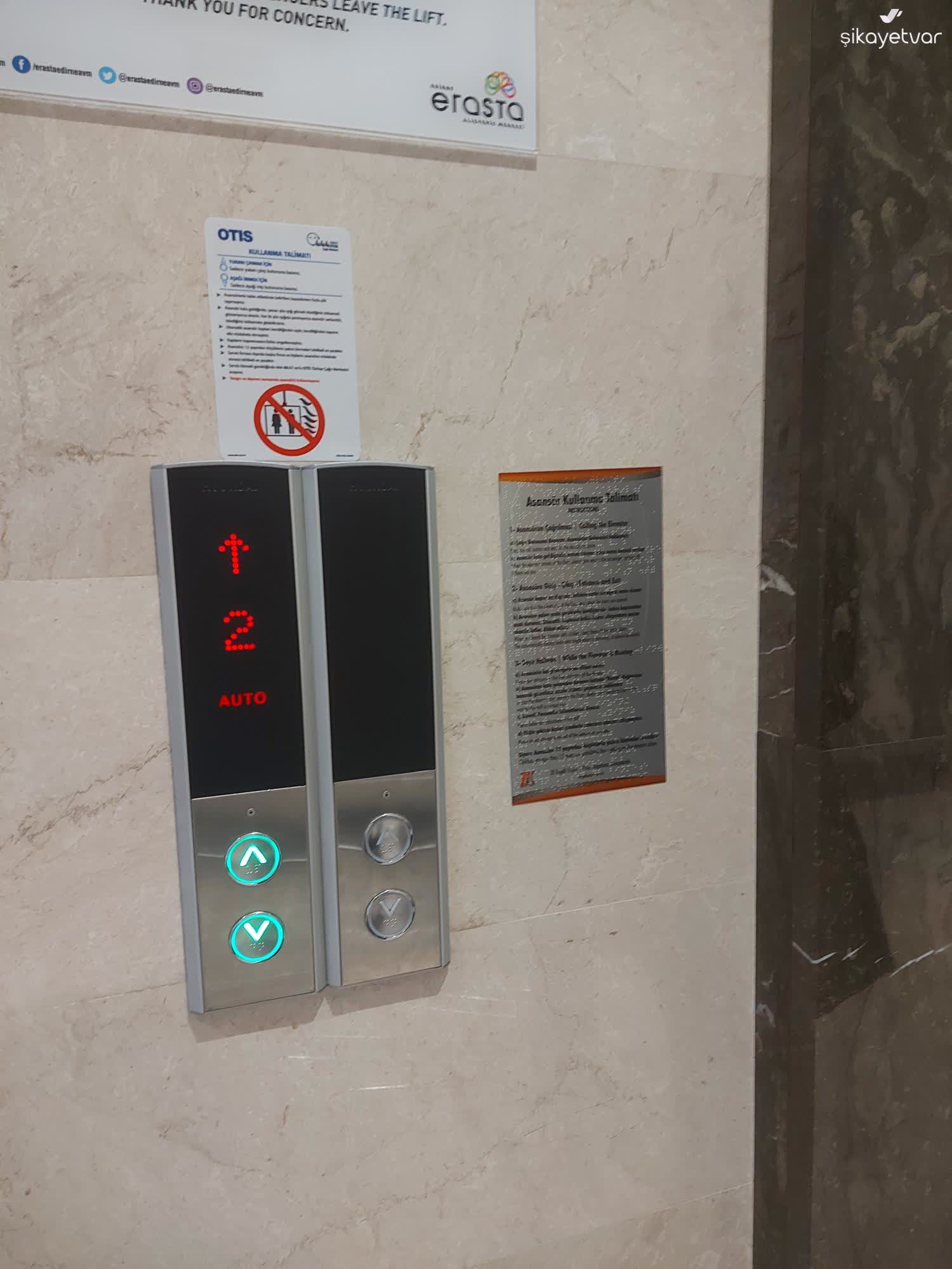 Erasta Edirne AVM Erasta AVM'de Sürekli Arızalı Ve Yetersiz Asansörler ...