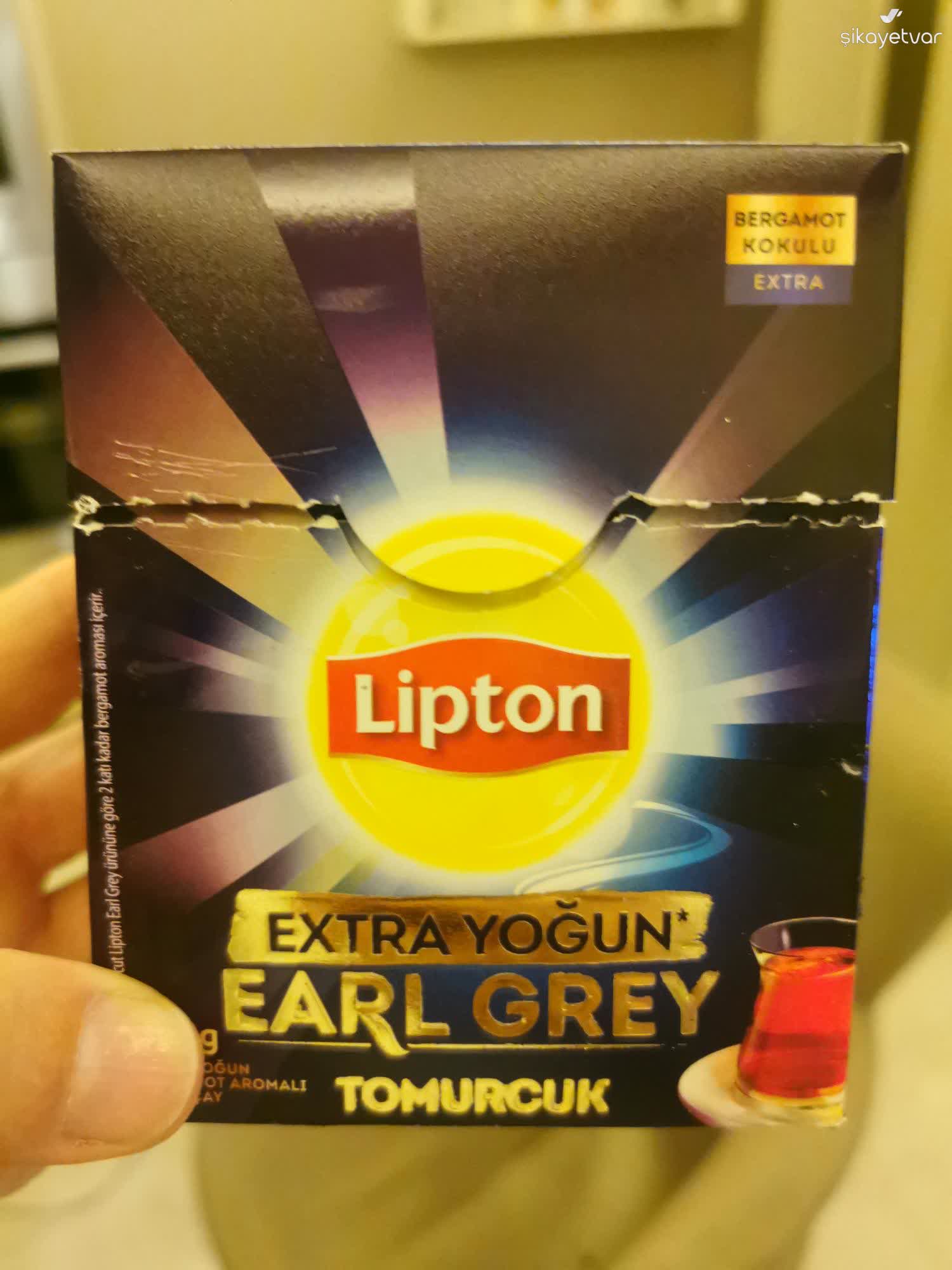 Lipton Ekstra Bergamot Kokulu Çayda Hiç Koku Yok! - Şikayetvar