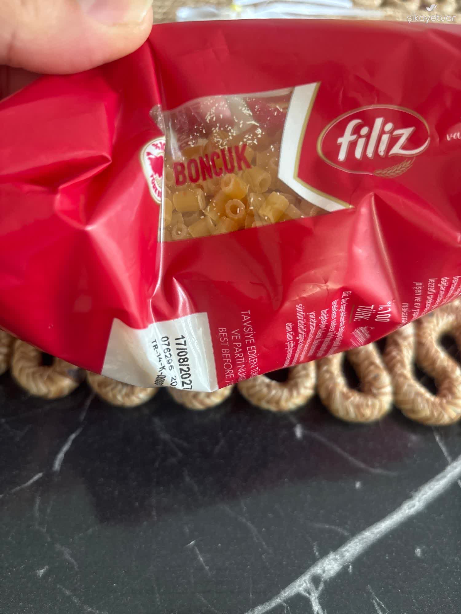 Filiz Makarna Filiz Makarnada Böceklenme Sorunu Nedeniyle Hayal ...
