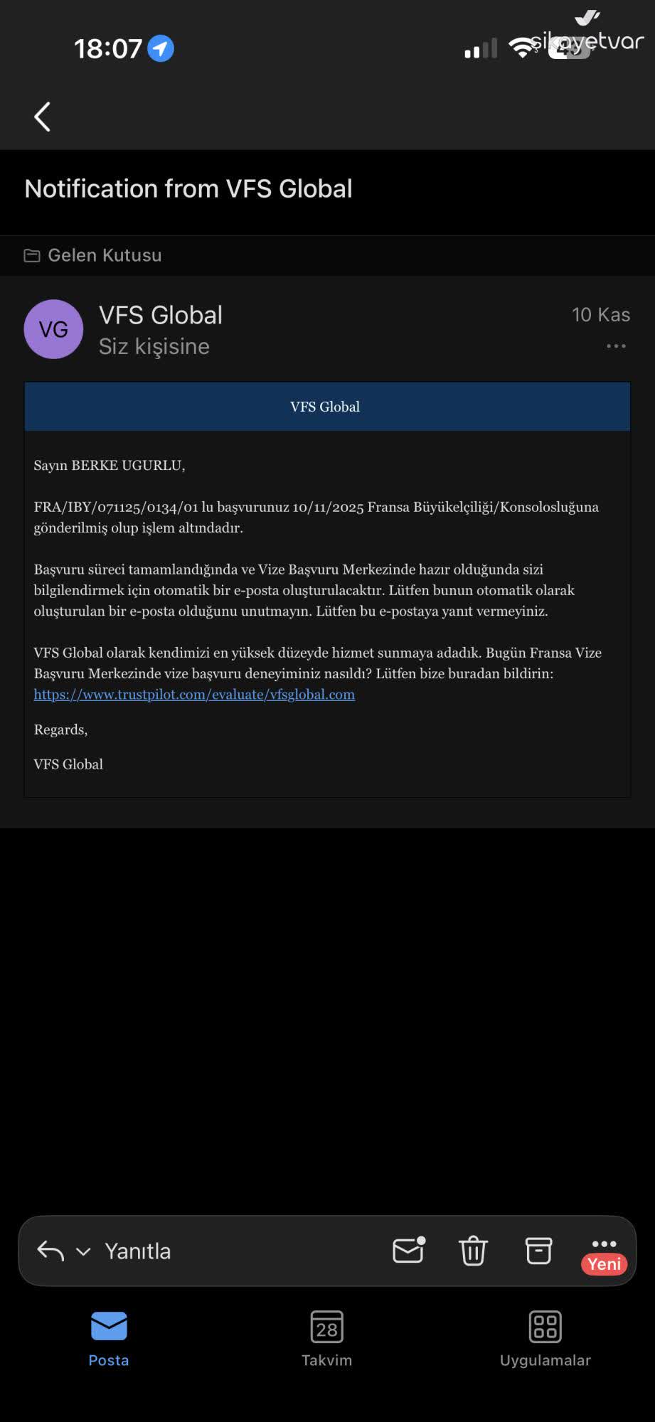VFS Global Vize Başvurumun Sonucu Ve Gecikme Hakkında Bilgi Alamıyorum ...