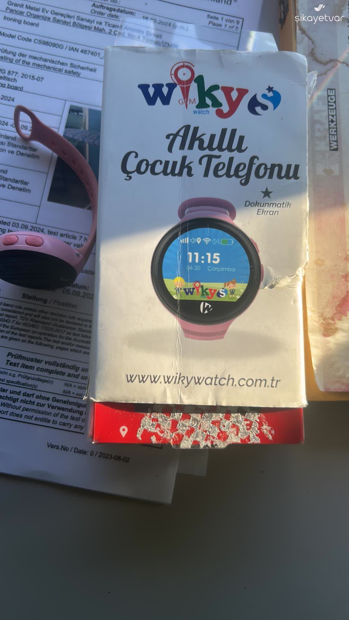 Wiky Watch S Model İçin Yanlış Kordon Bilgisi Ve Tüketicinin ...