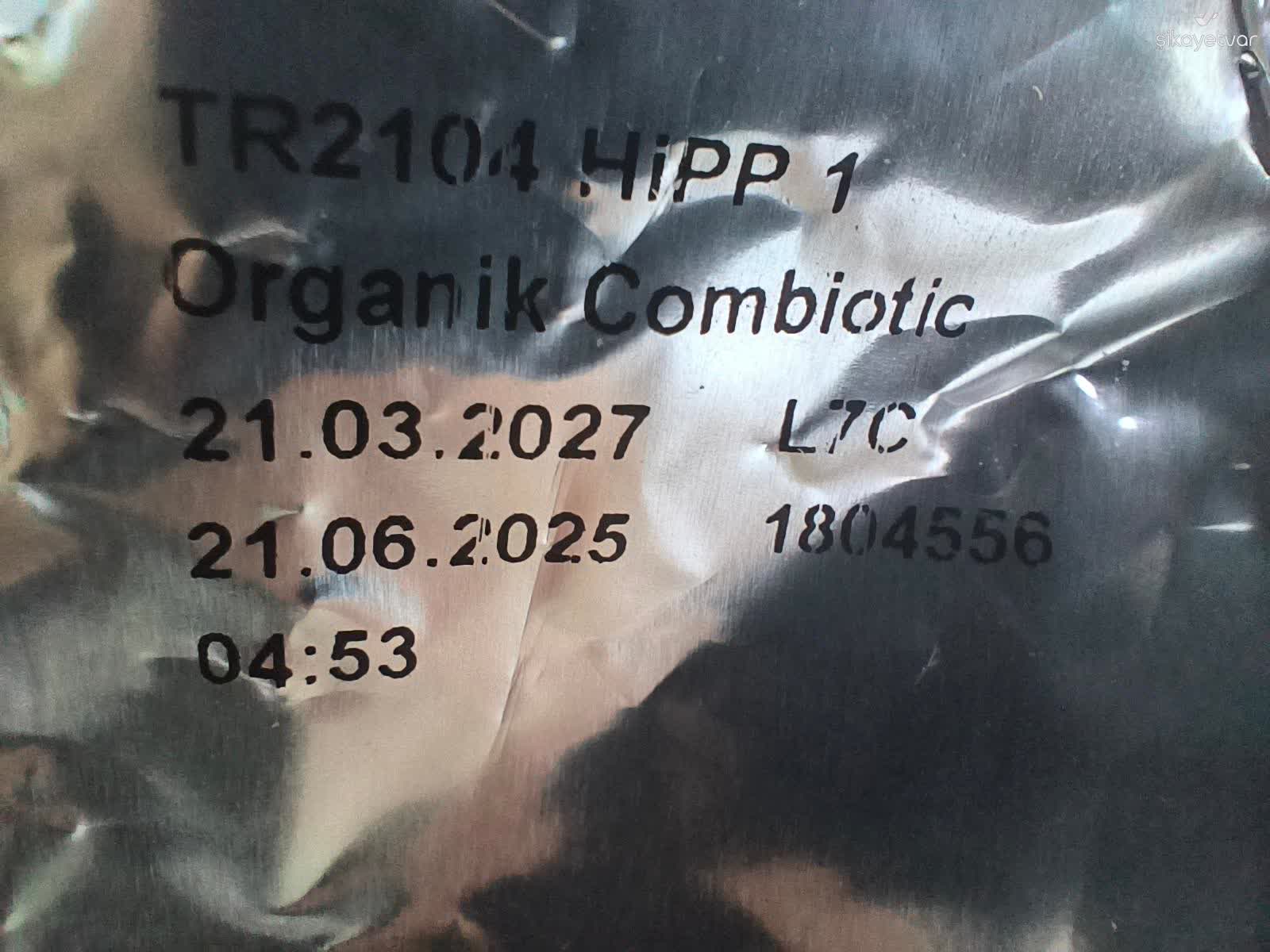 Hipp Aldığım Bebek Mamasının Rengi Farklı Çıktı Firma Dönüş Yapmadı ...