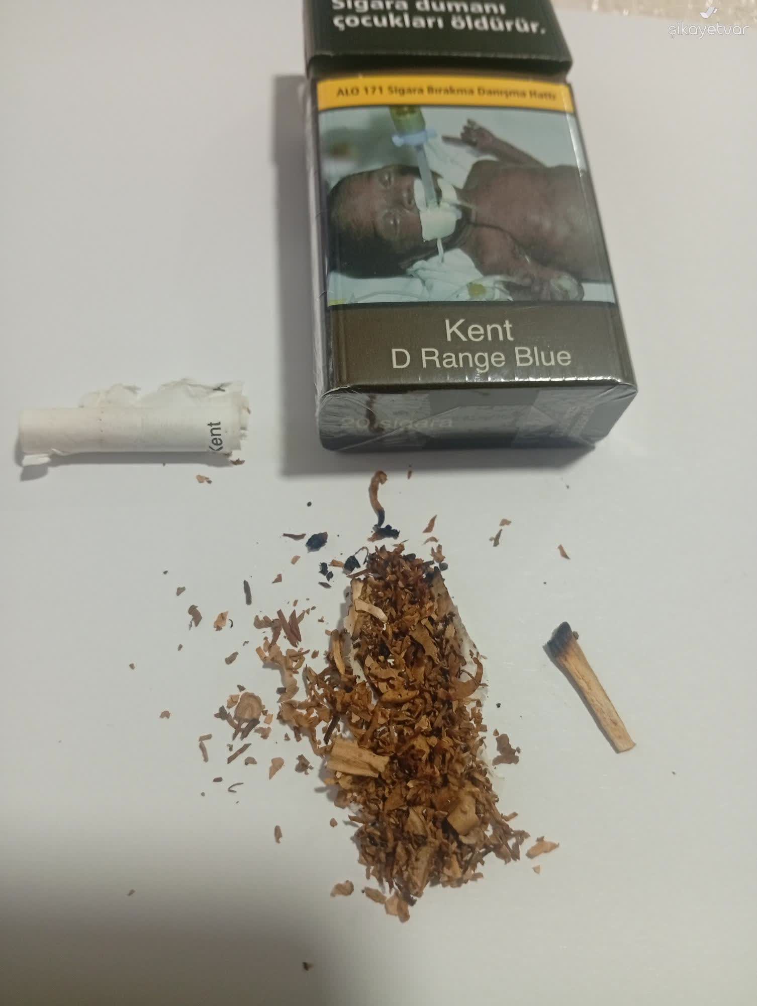 JTI Kent D Range Blue Sigara Kalitesinde Ciddi Düşüş Ve Yabancı Madde ...