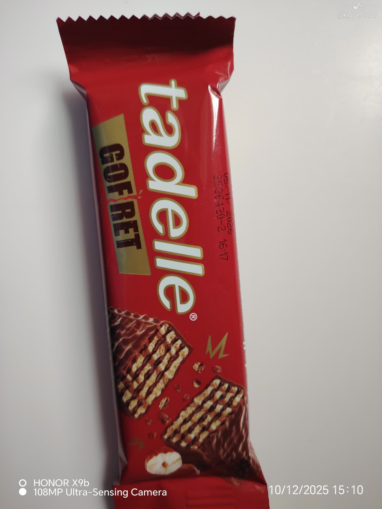Tadelle Gofretlerde Palm Yağı Kullanılması Güvenimi Sarstı - Şikayetvar