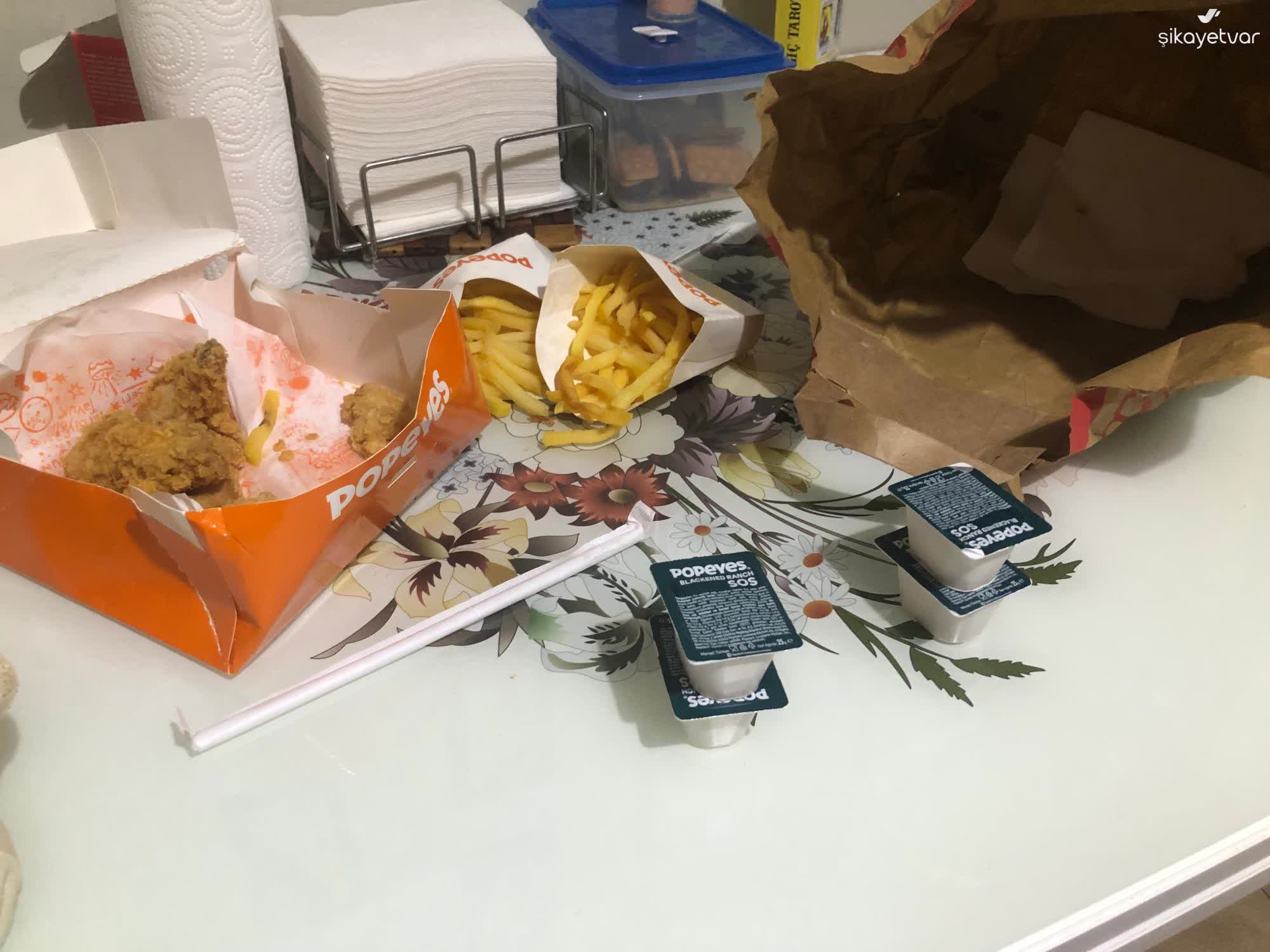 Popeyes Siparişimde Eksik Burgerler: Ücretini Ödedim, Ürünlerim Gelmedi ...