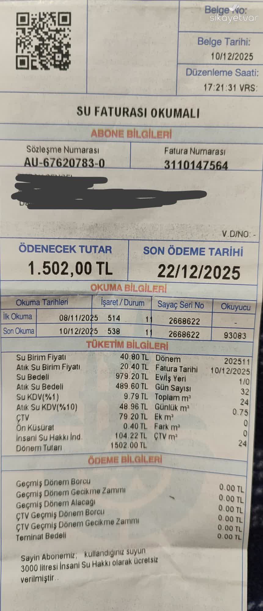 İstanbul Büyükşehir Belediyesi Normalin Üzerinde Gelen Fatura Ve ...