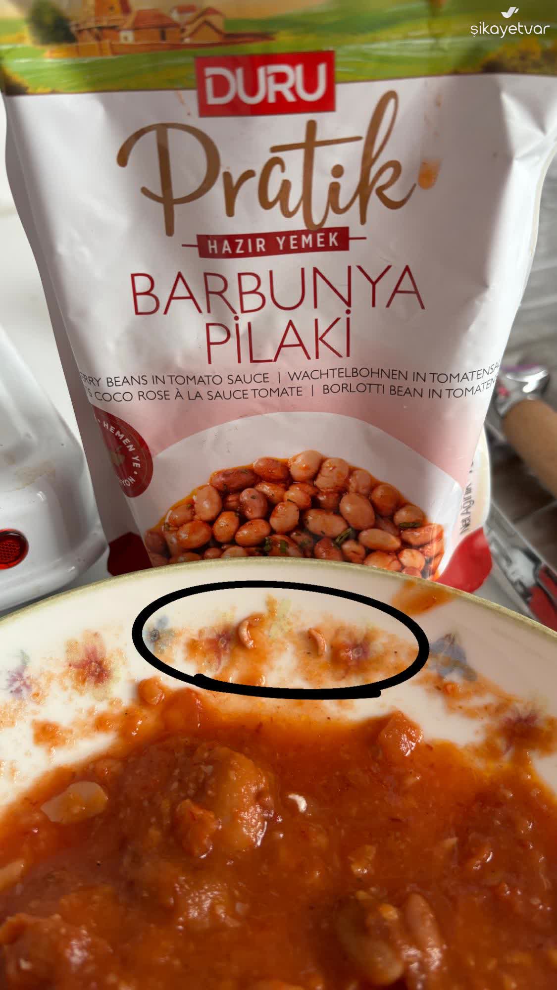 Çözüldü: Duru Bulgur Duru Barbunya Pilakiden Kurtçuk Çıktı - Şikayetvar